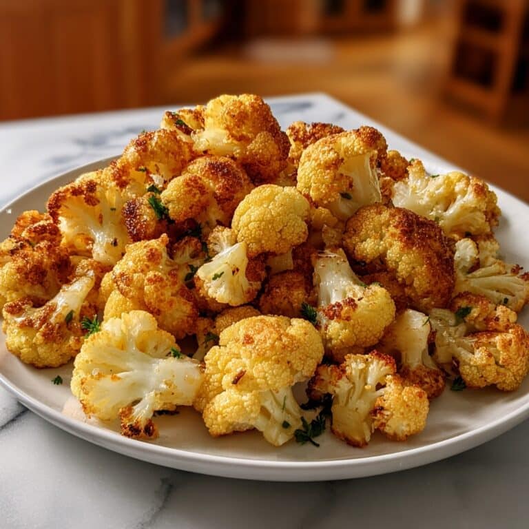 Golden Crispy Cauliflower Bites - Delicious & Easy Snack