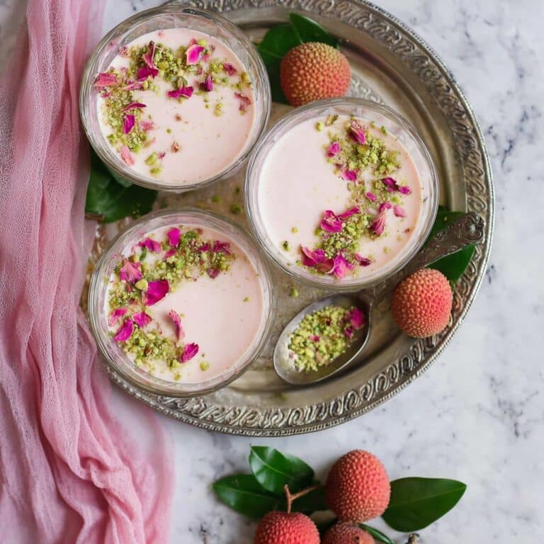 Litchi Rose Panna Cotta: Elegant Floral Dessert Recipe