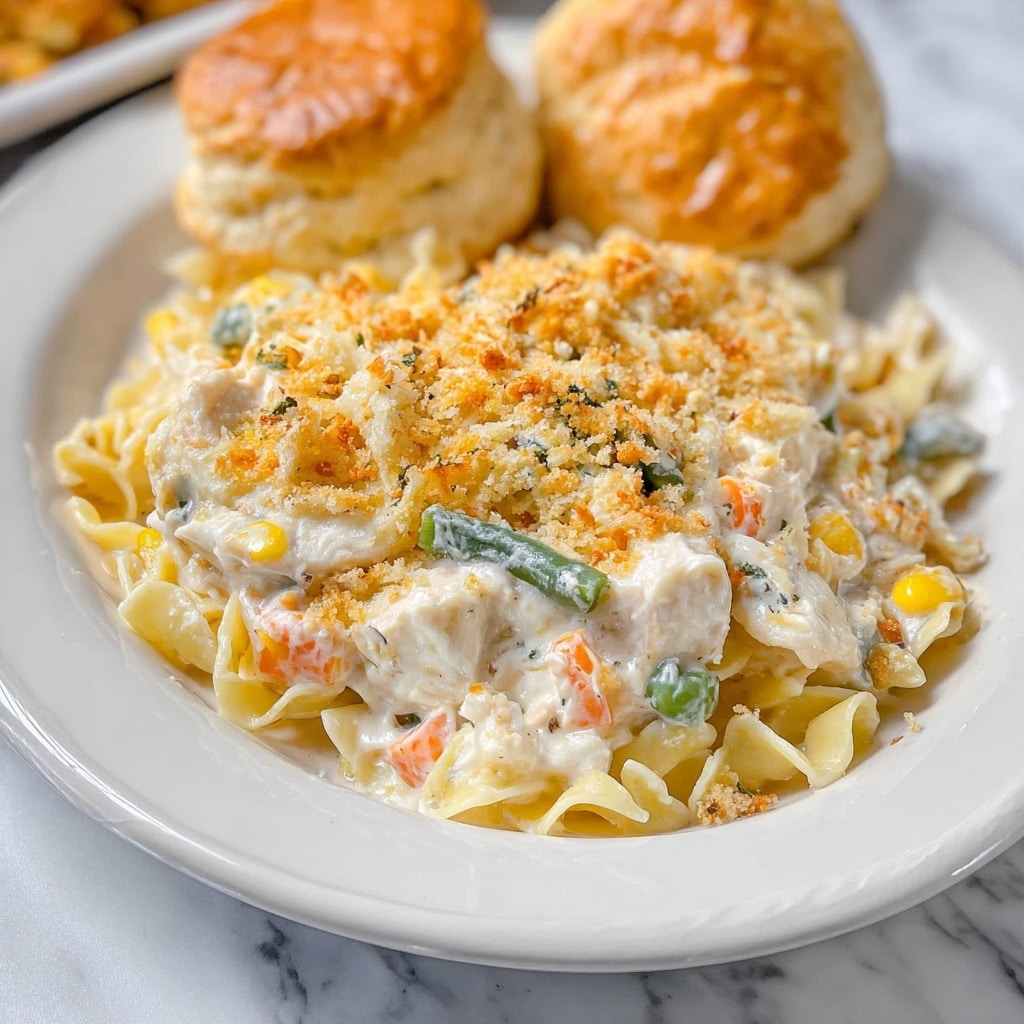 Chicken Pot Pie Casserole Recipe | Cozy, Cheesy & Hearty