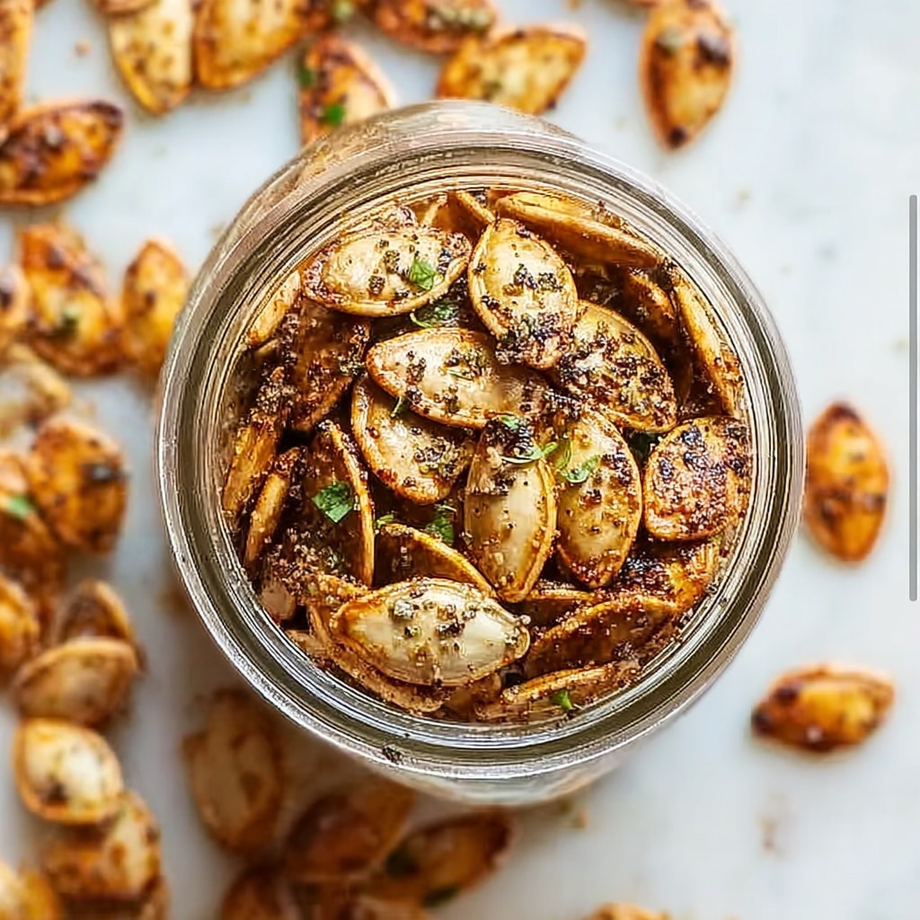 Ranch Seasoned Roasted Pumpkin Seeds – Crispy Snack Recipe